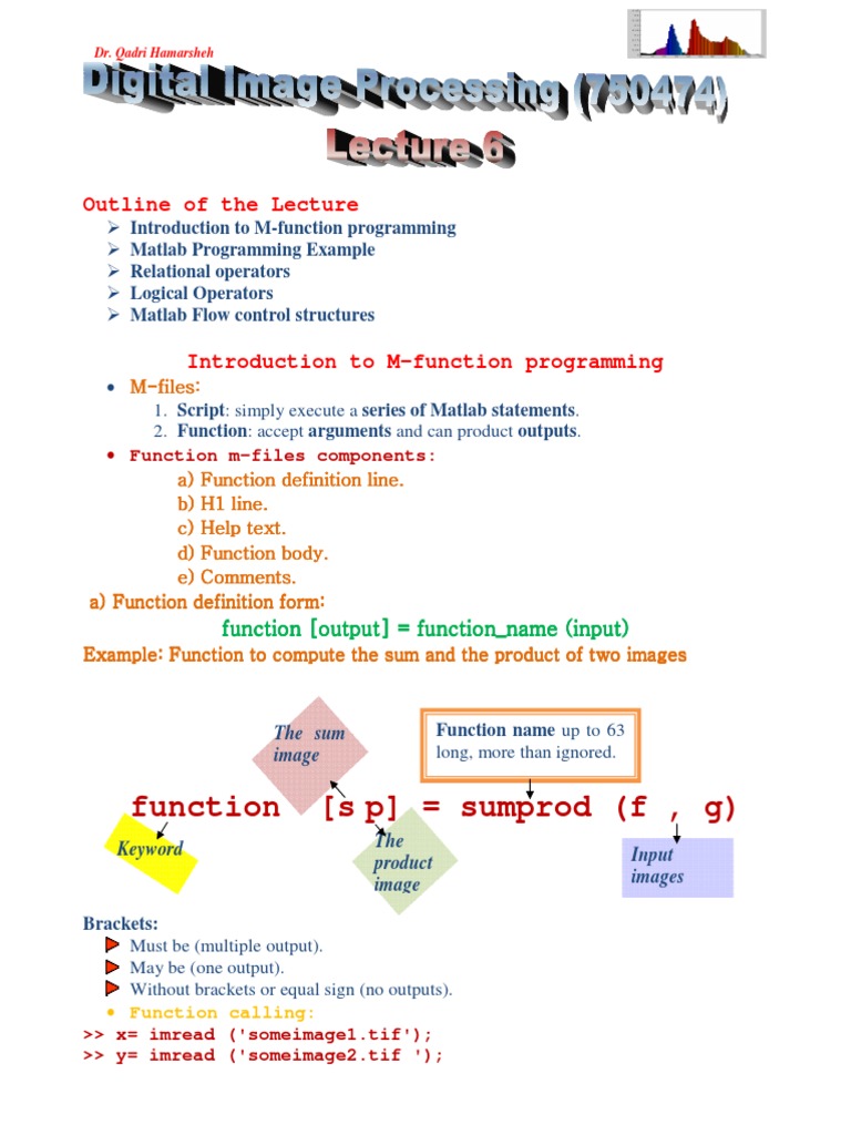Lecture 6 Introduction To M Function Programming | Download Free PDF ...