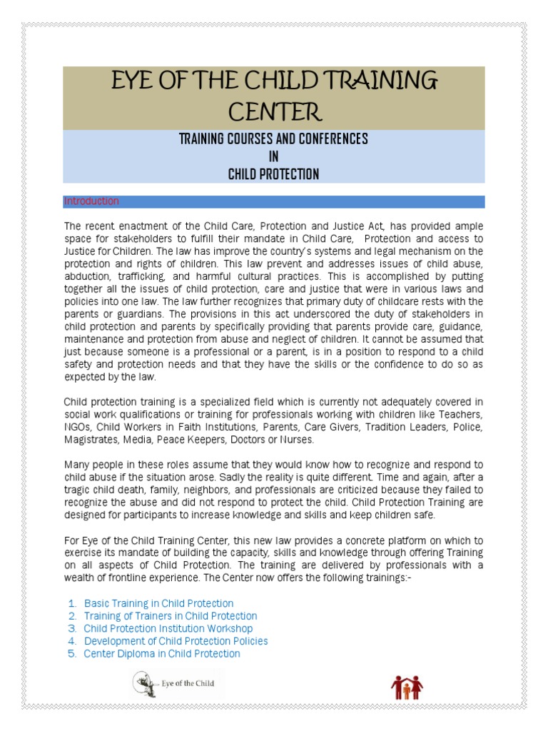 Child Protection Training Courses | PDF | Child Protection | Child Abuse