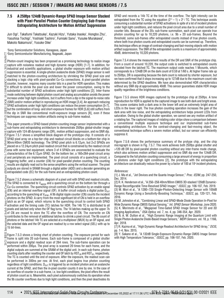 7.5_A_250fps_124dB_Dynamic-Range_SPAD_Image_Sensor_Stacked_with_Pixel-Parallel_Photon_Counter ...