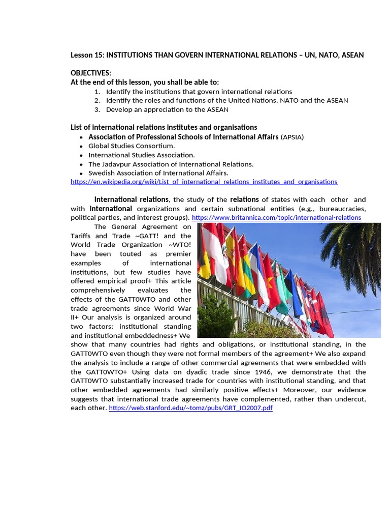 1.8 Lesson 15 & 16 contemporary world | PDF | Globalization ...