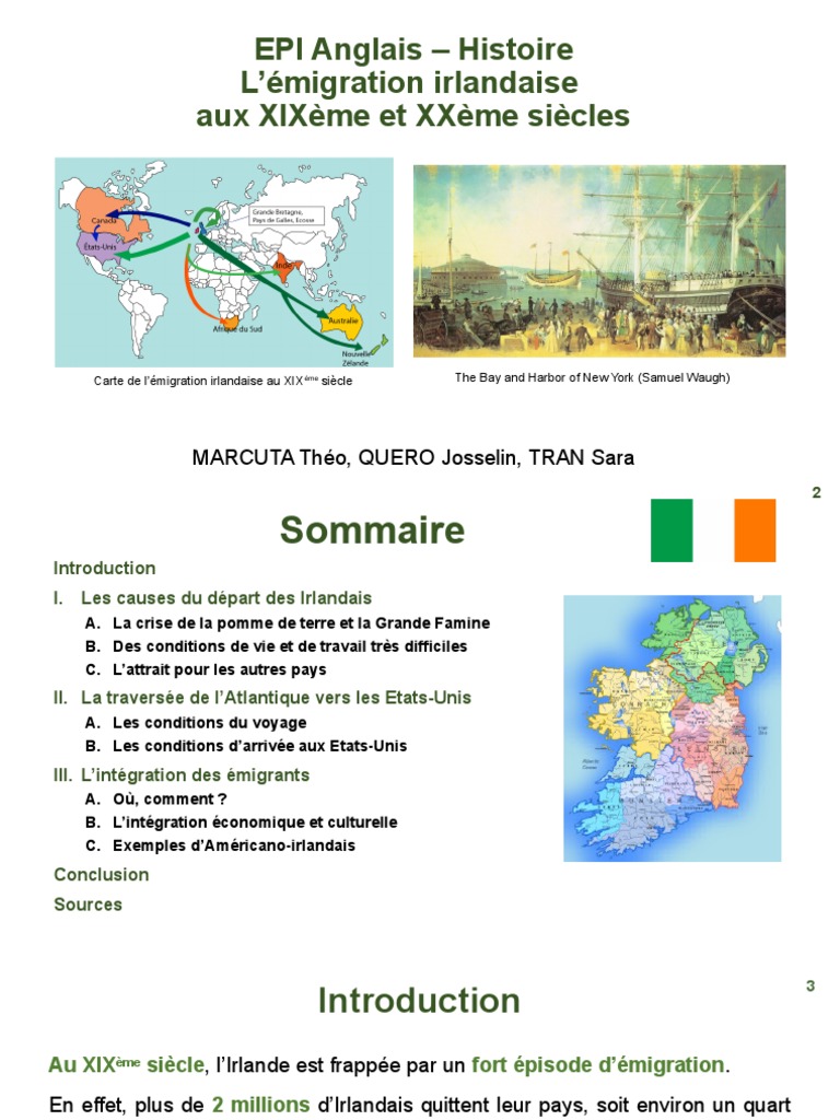 EPI Anglais - Histoire 210323 | PDF | Grande Famine (Irlande) | Irlande