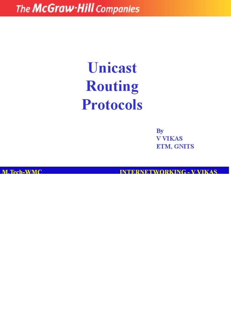 Unit3-Routing Protocols - Edited | PDF | Routing | Multicast