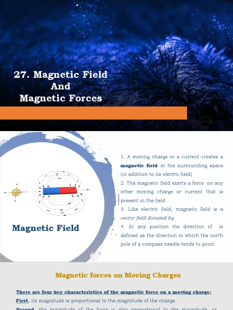 200428-Magnetic Field and Magnetic Force-SSs | PDF | Magnetic Field | Force