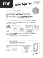 KS3 Science Revision Worksheets Cells | PDF | Vacuole | Cell (Biology)