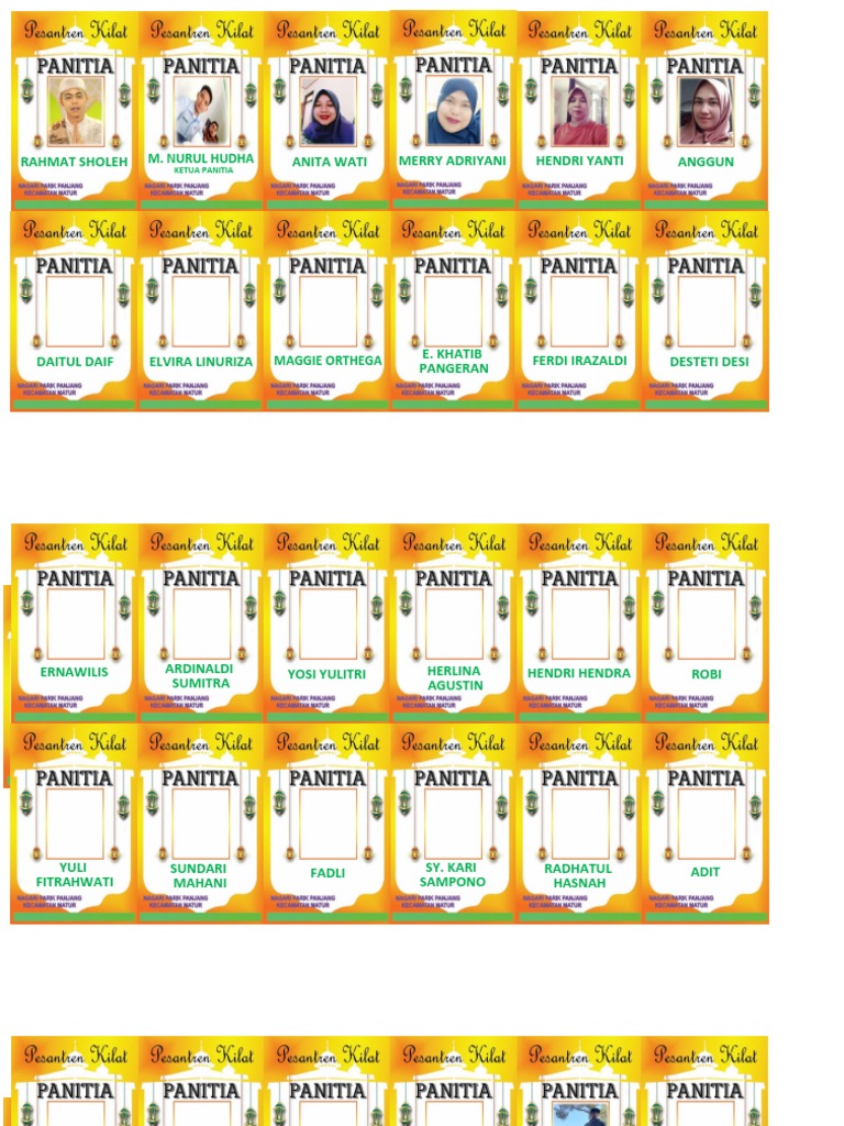 Kokarde Panitia Print | PDF