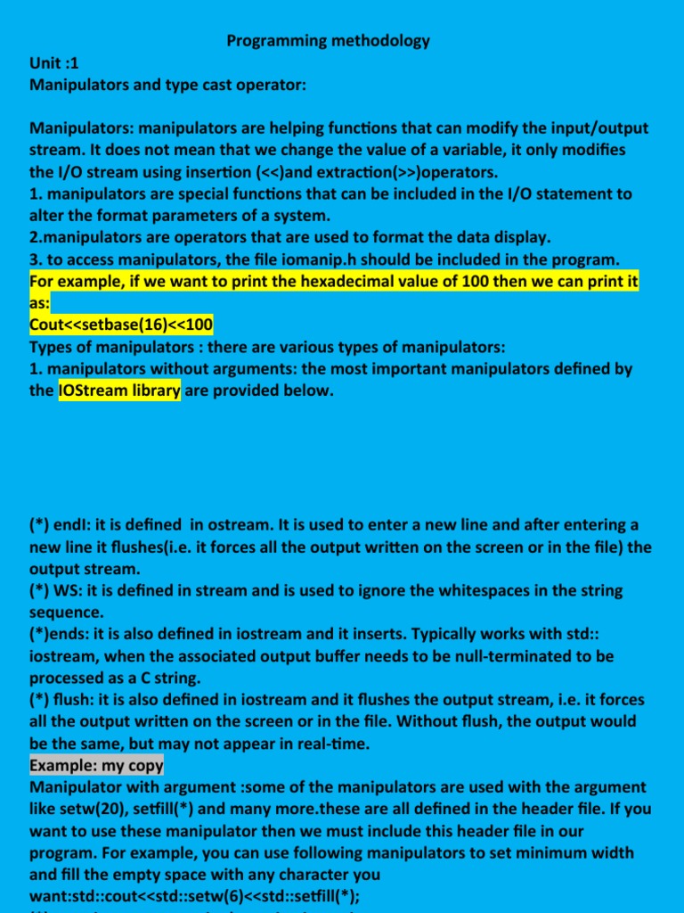 Programming Methodology Pdf Inheritance Object Oriented Programming Class Computer