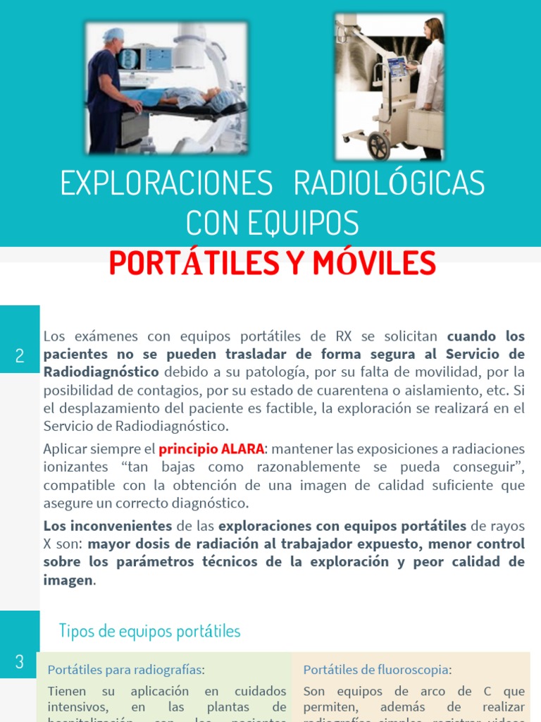 Equipos Portátiles de Rayos X en Radiología | PDF | Rayo X | Radiología