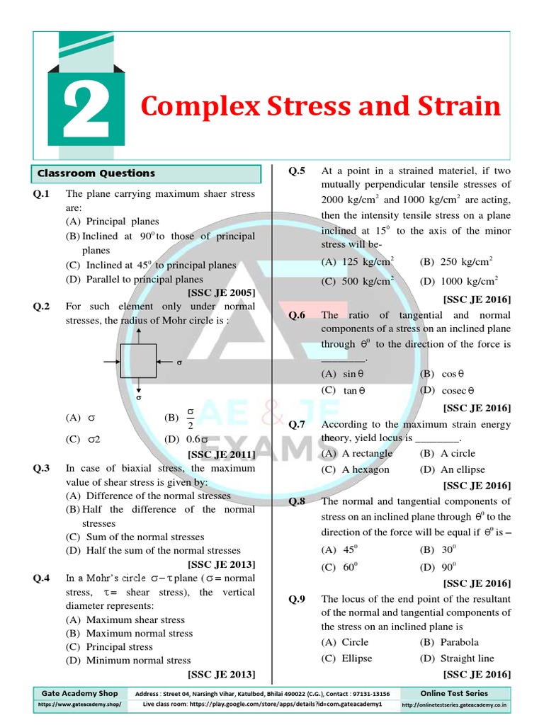 0260268cb9586-Chapter 2 Complex Stress and Strain | PDF | Stress ...