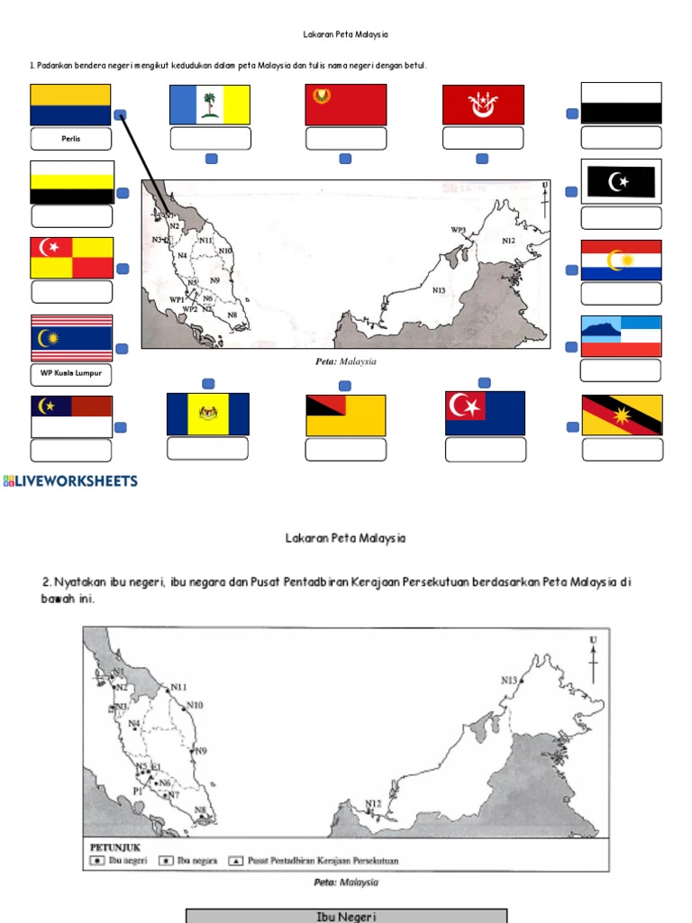 PDPC Buku Teks MS 20 Hingga 25 (Bendera Dan Nama Negeri Serta Ibu ...