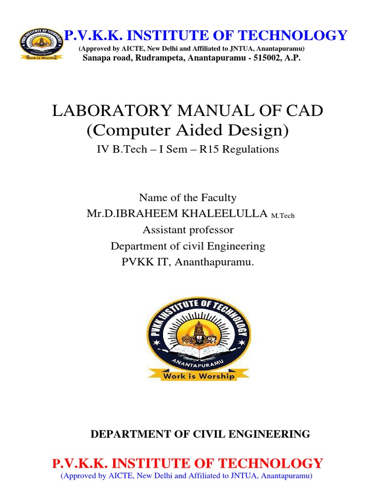 Laboratory Manual of CAD | PDF | Cartesian Coordinate System ...