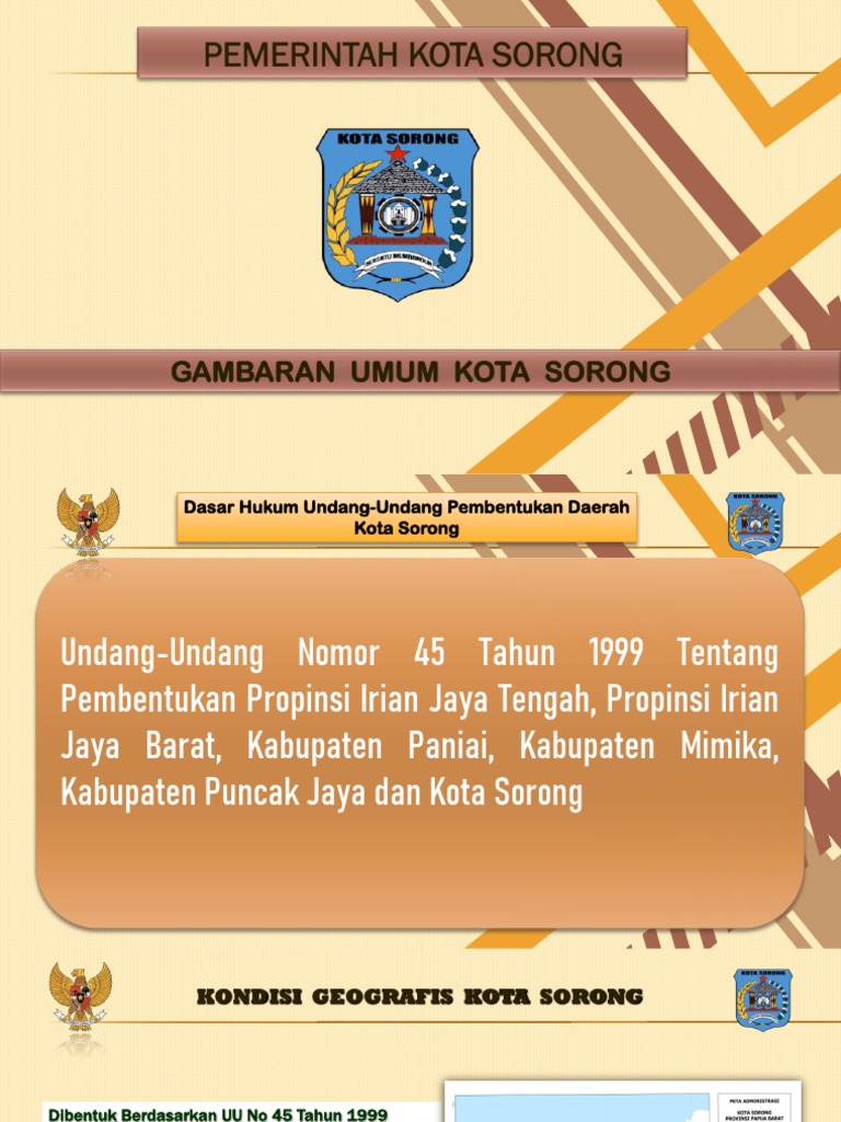 Selayang Pandang Kota Sorong 2022 | PDF