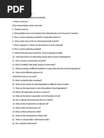 Class 10 Geography Chapter 1 Questions | PDF