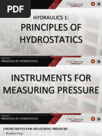 Hydraulics Module 1: Pressure Solutions | PDF