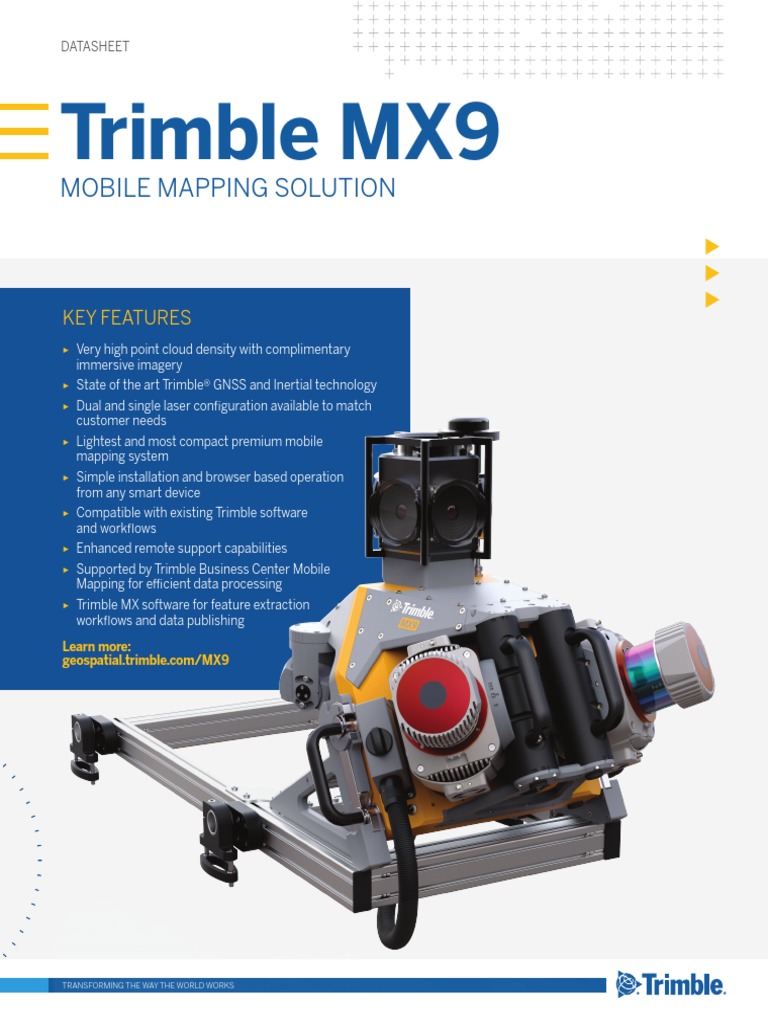 022516-357F - Trimble MX9 - DS - USL - 0319 - LR | PDF | Image Scanner ...