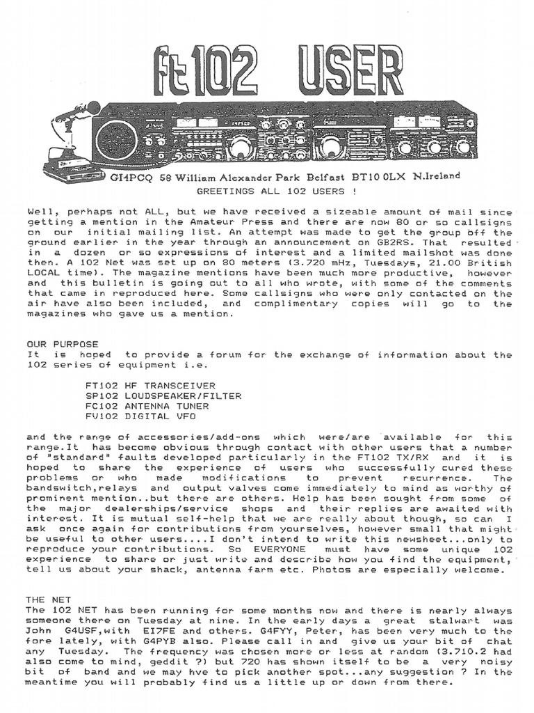 FT-102 User-01 01 | PDF