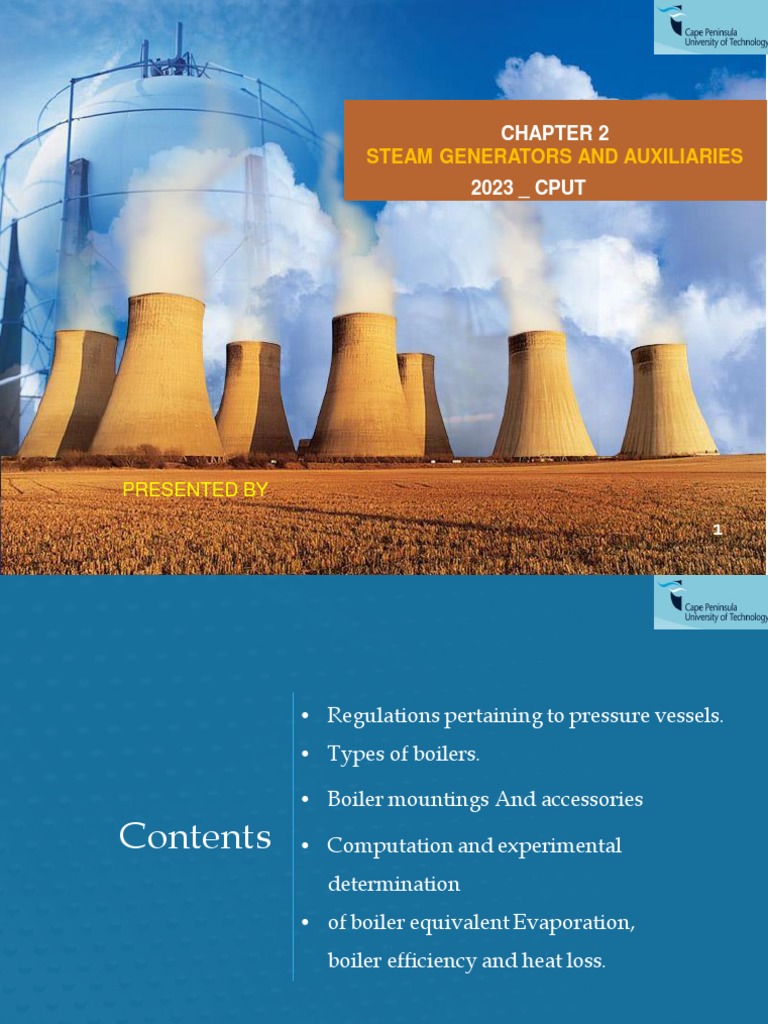 Chapter 2 - Steam Generators - 2 | PDF | Boiler | Steam