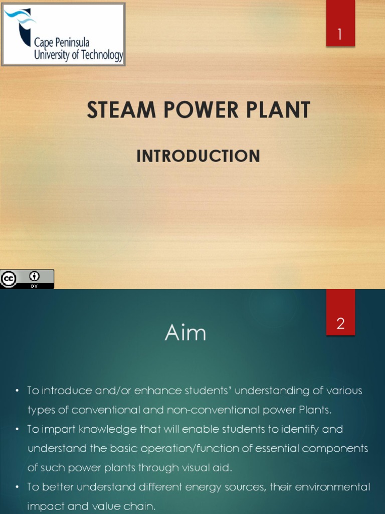 Chapter 1 - Introduction To Steam Power Plant | PDF | Power Station ...