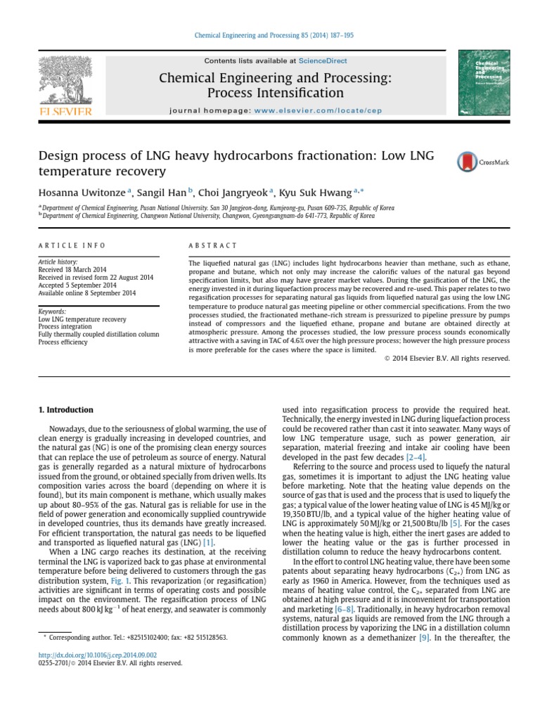 LNG Fractionation for Engineers | PDF | Liquefied Natural Gas | Natural Gas