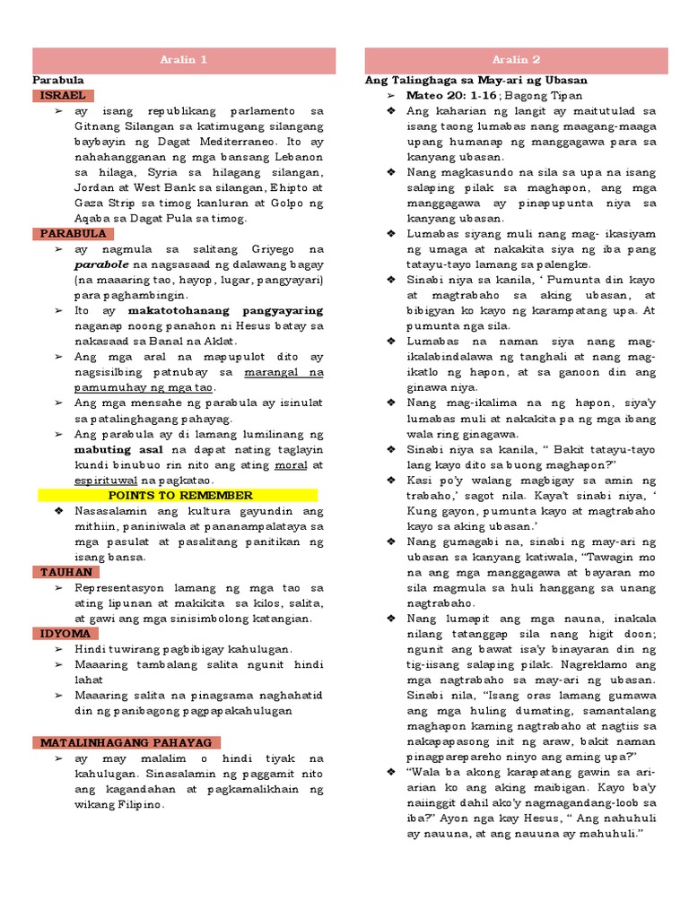 Q3 Filipino | PDF