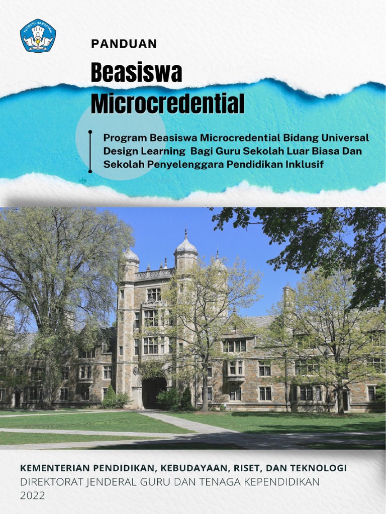 Panduan Beasiswa Microcredential | PDF | Karier & Perkembangan