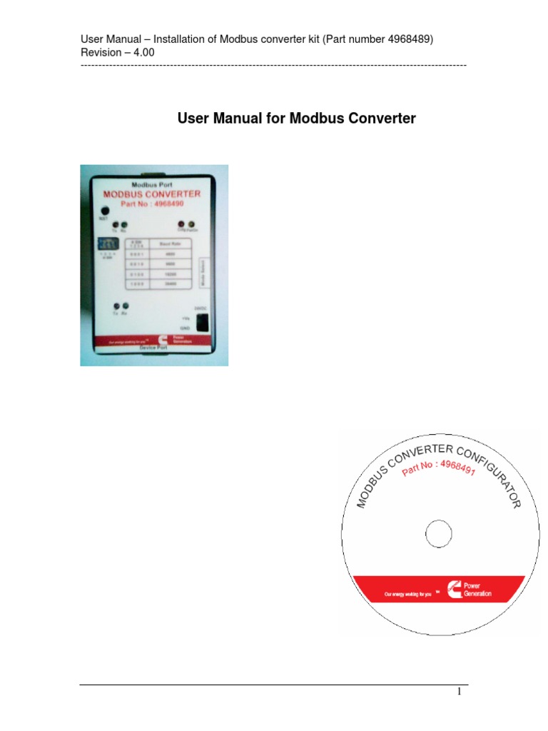 Modbus Converter User Manual | PDF | Computer Engineering | Computing
