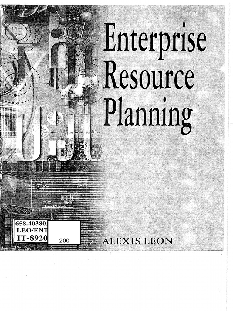 Enterprise Resource Planning by Alexis Leon Mohit | PDF | Enterprise Resource Planning ...