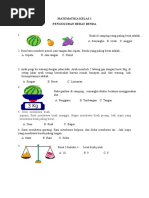 LKPD Dan SOAL EVAL KELAS 1 MATERI ARAH MATA ANGIN | PDF