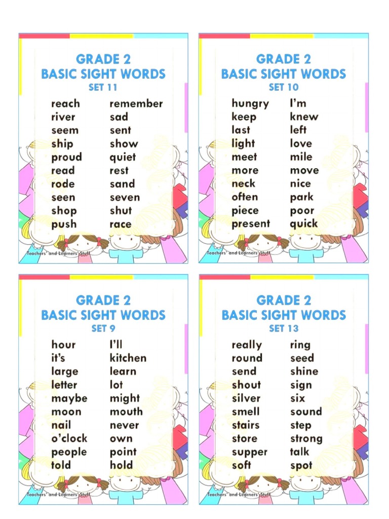 Sights Words | PDF