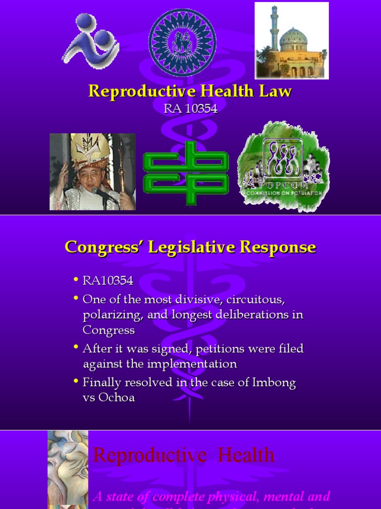 Overview of the Reproductive Health Law | PDF | Family Planning ...