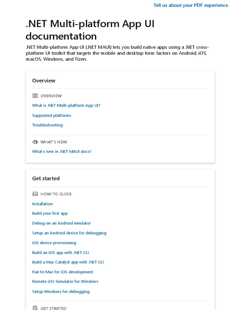 Dotnet Maui Net Maui 7.0 | PDF | Hyper V | Xamarin