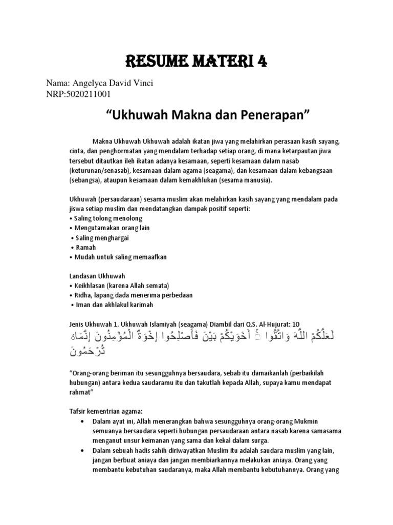 Angelyca David Vinci - 5020211001 - Resume 4 | PDF