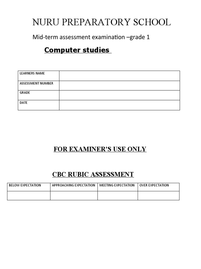 NURU PREPARATORY SCHOOL | PDF