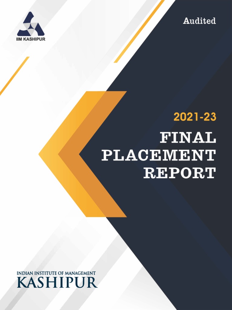 Final Placement Report-2021-23 (Audited) | Download Free PDF | Analytics | Salary