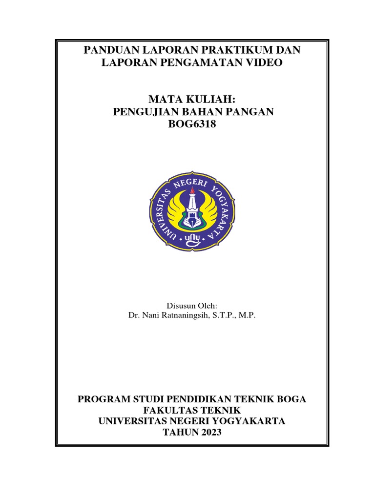 Sistemtikan Laporan Praktikum Dan Pengamatan Video PBP 2023-2 | PDF