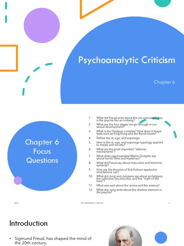 Ch6 Psychoanalytic Criticism | PDF | Id | Psychoanalysis