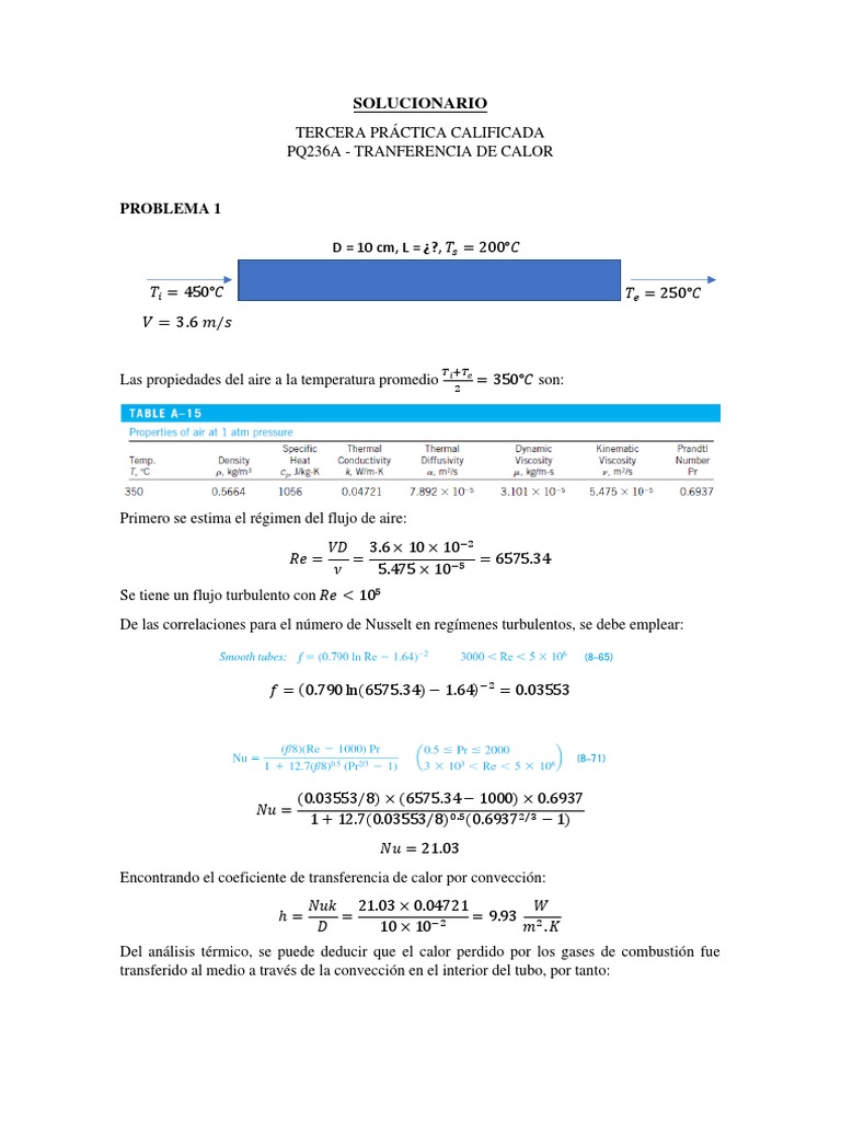 Solucionario Práctica Calificada N°3 - 2022-2 | PDF | Ramas de la termodinámica | Termodinámica ...