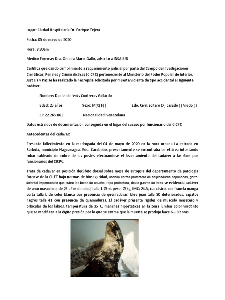 Informe de Autopsia | PDF | Abdomen | Ventrículo (corazón)