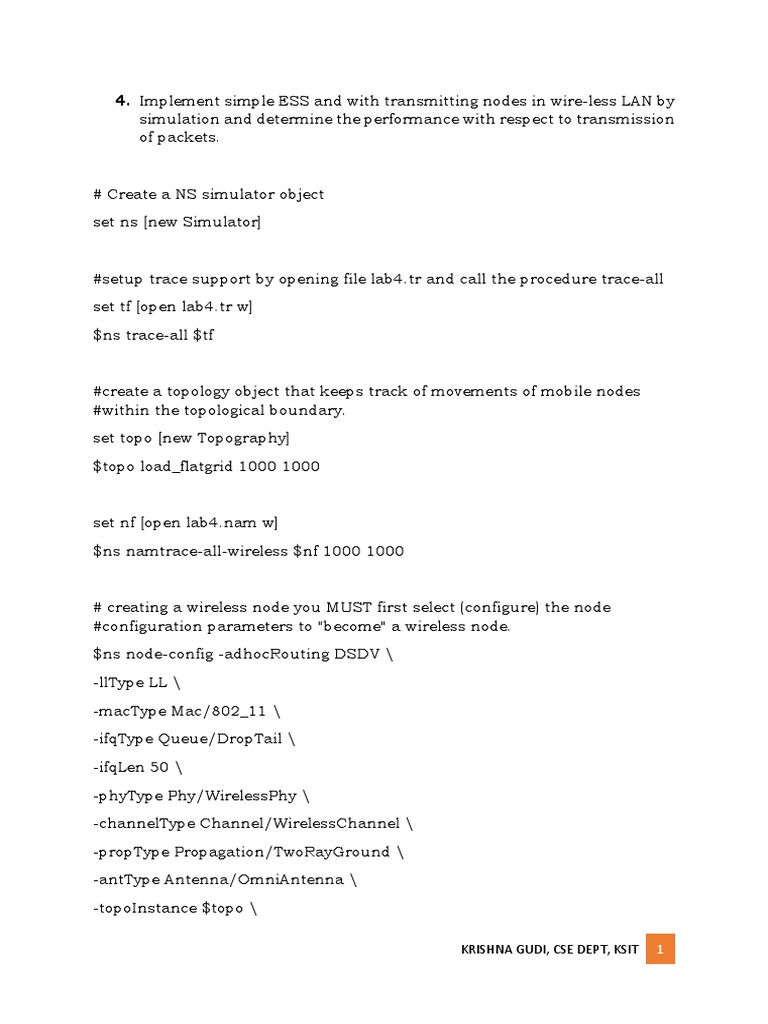 Exp 4 | PDF | Network Architecture | Information And Communications Technology