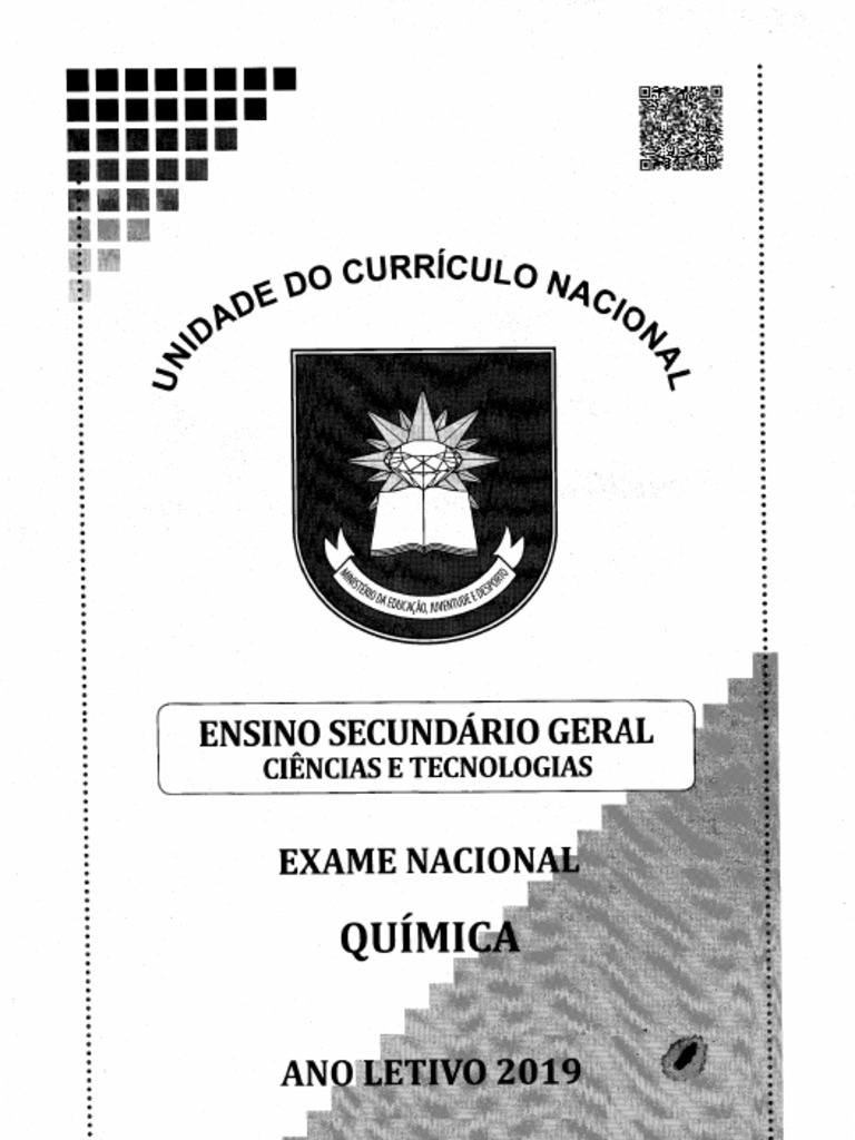 ExameNac ES CT Quimica 2019 | PDF