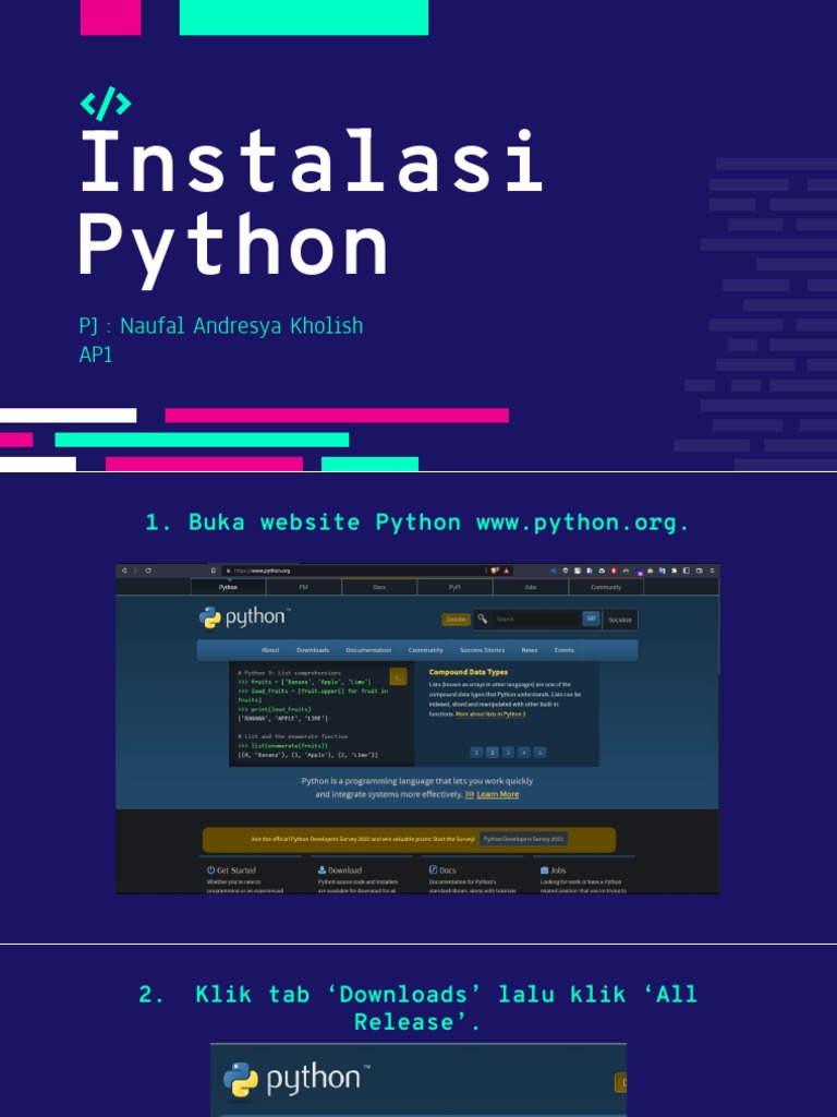 Cara Install Python | PDF