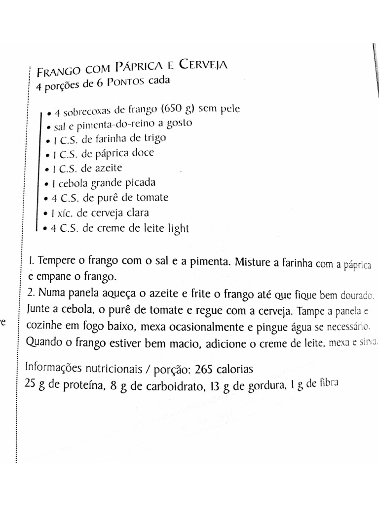 Receitas Vigilantes Pdf