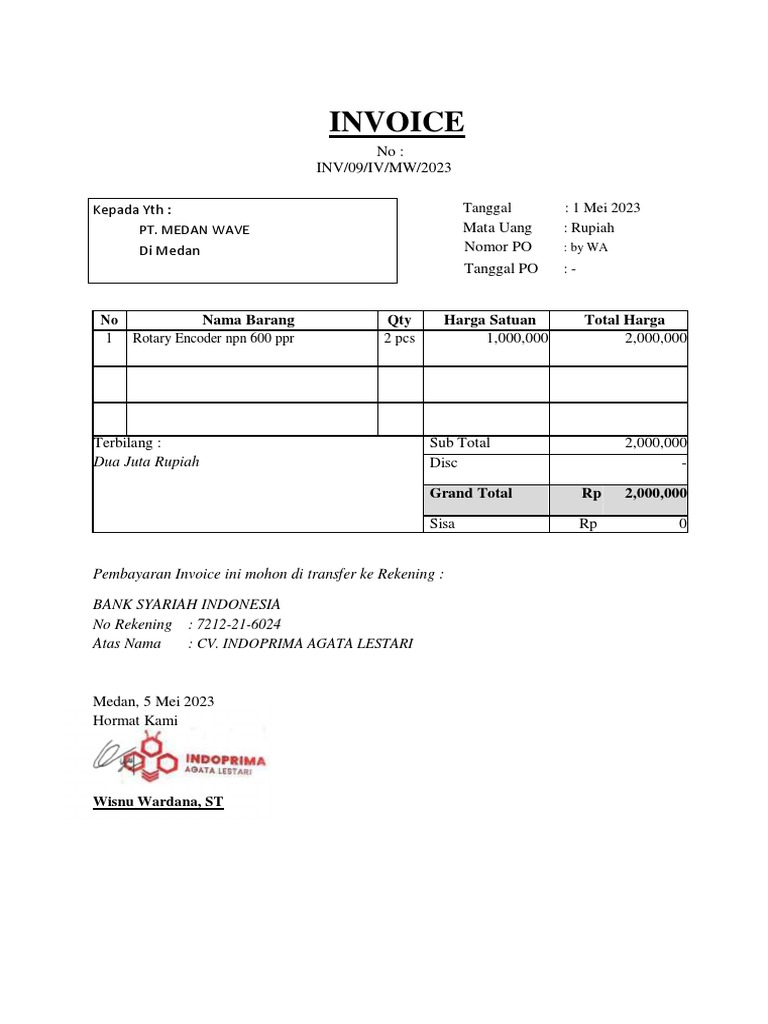 Invoice Encoder | PDF