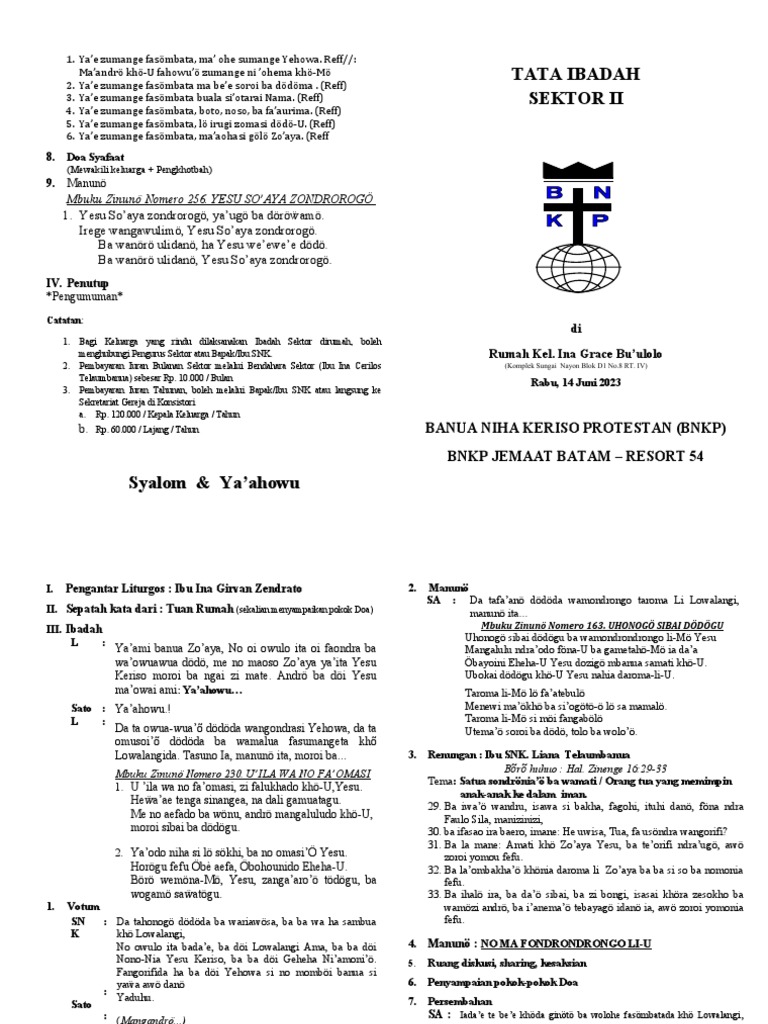 TGL 14 Juni Bhs Daerah | PDF