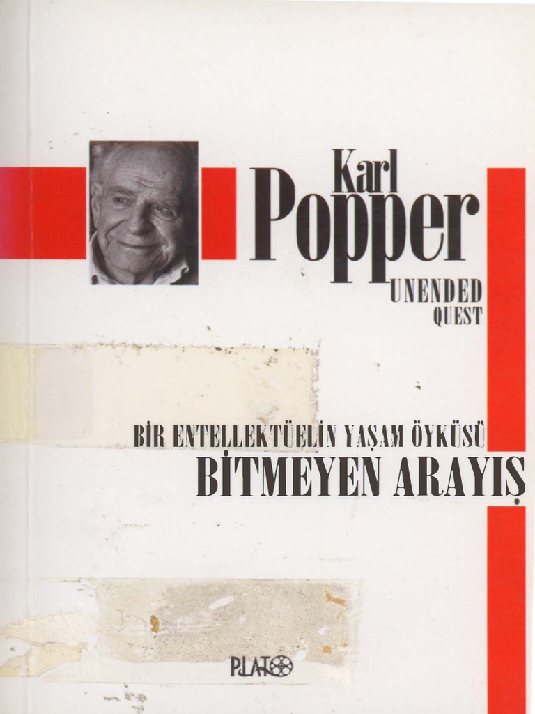 Karl Popper Bitmeyen Arayış Plato Yayınları | PDF