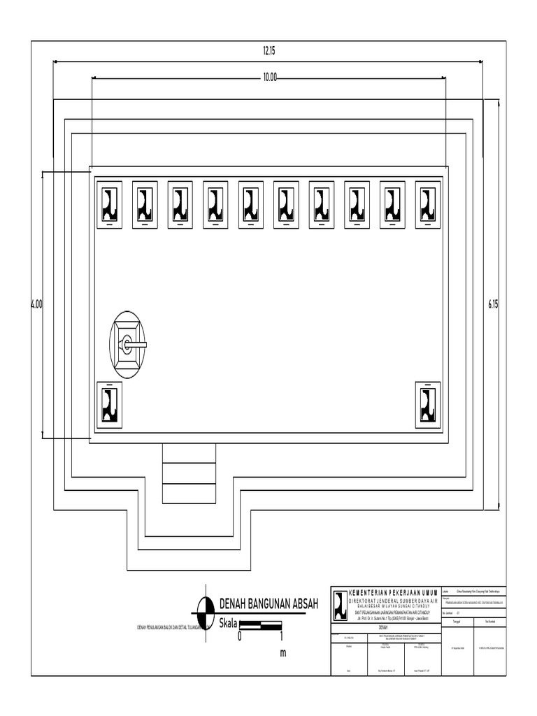 Denah Bangunan Absah.01-Type.1 | PDF