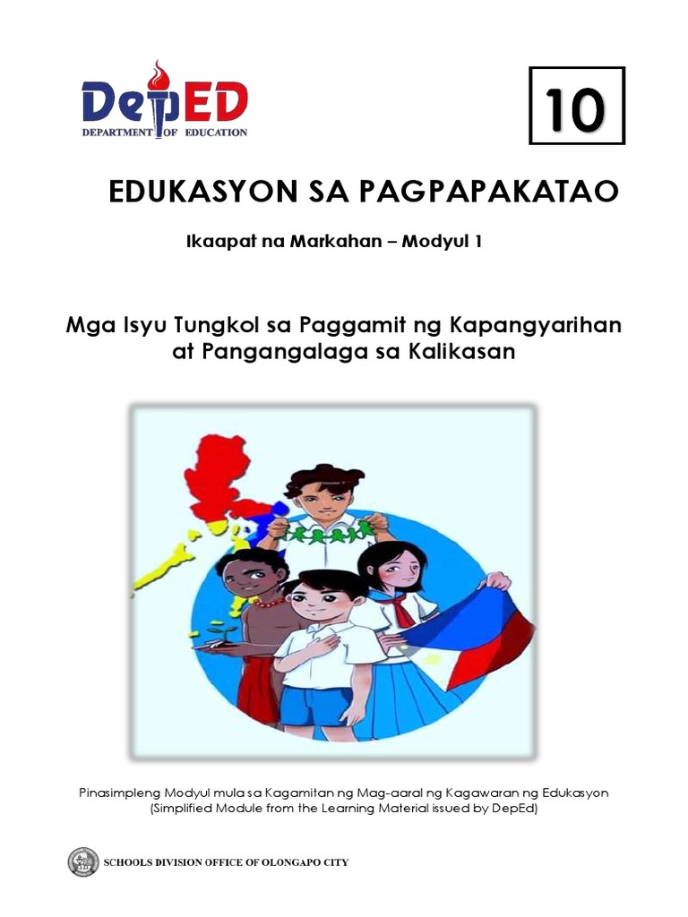 ESP 10 Quarter 4 Module 1 Final | PDF