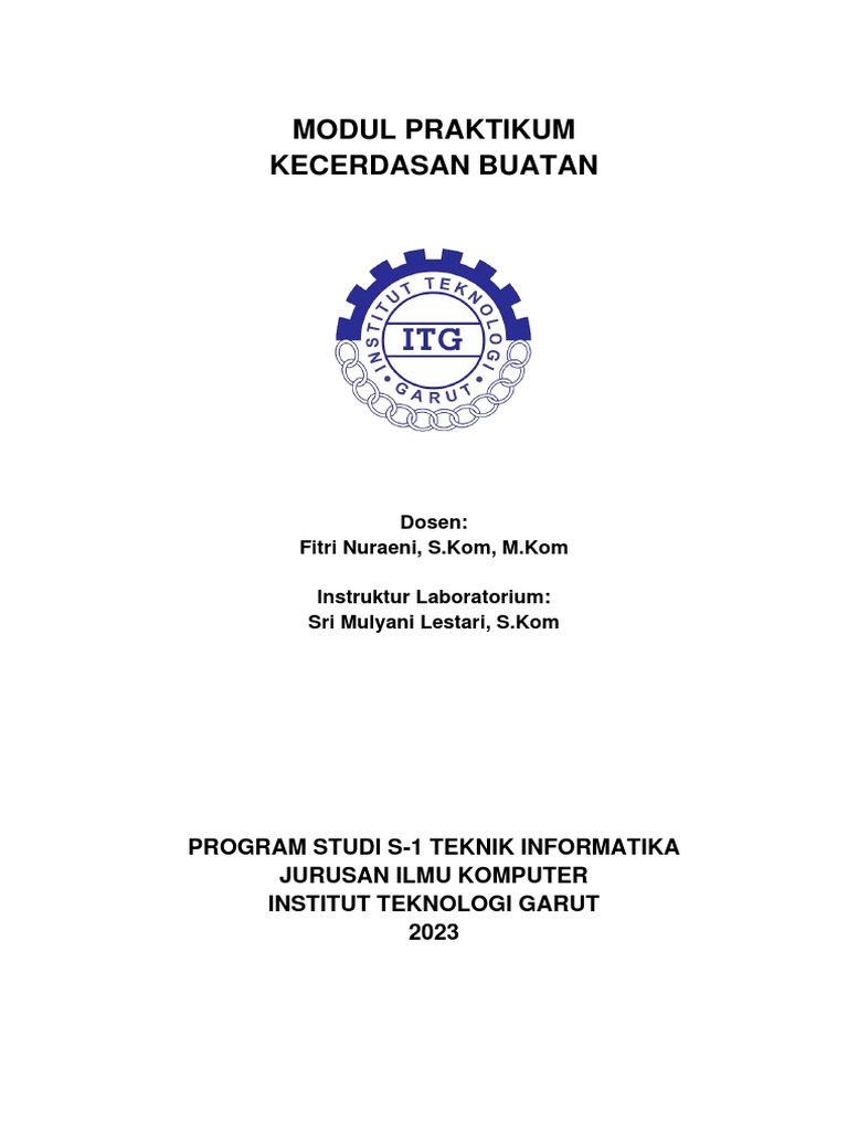 Modul Praktikum Kecerdasan Buatan | PDF | Bisnis
