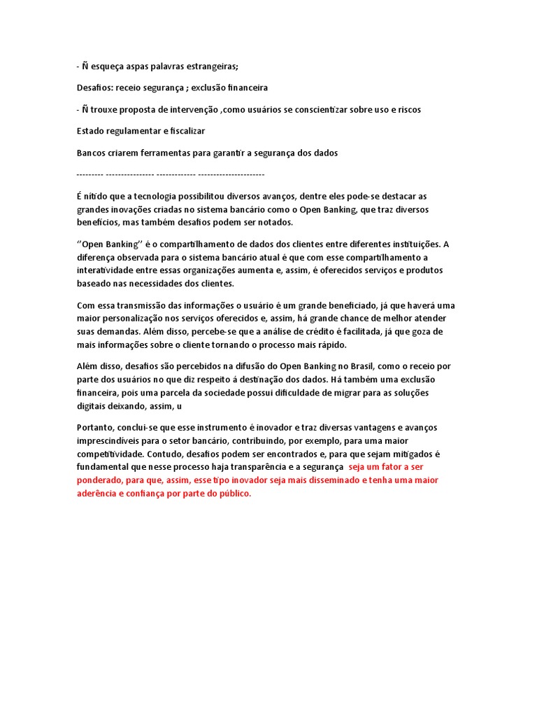 Discursiva Open Banking | PDF