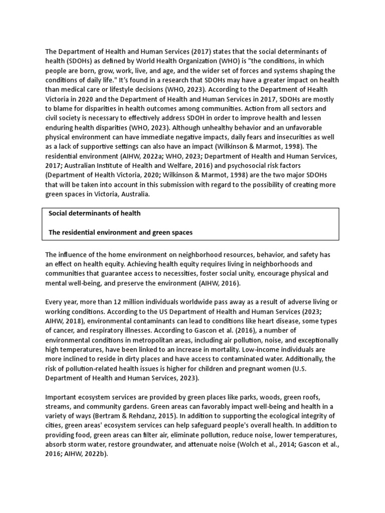 Masters public health assignment | PDF | Health Equity | Attention ...