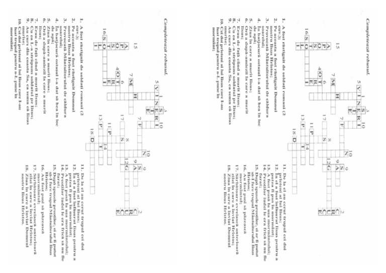 rebus_Invierea Domnului_cls-III | PDF